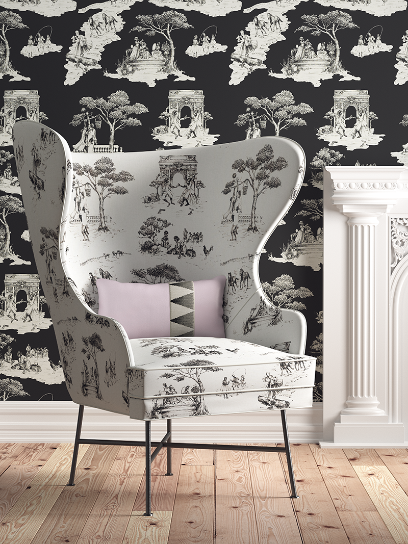 New/Now: Harlem Toile de Jouy by Sheila Bridges